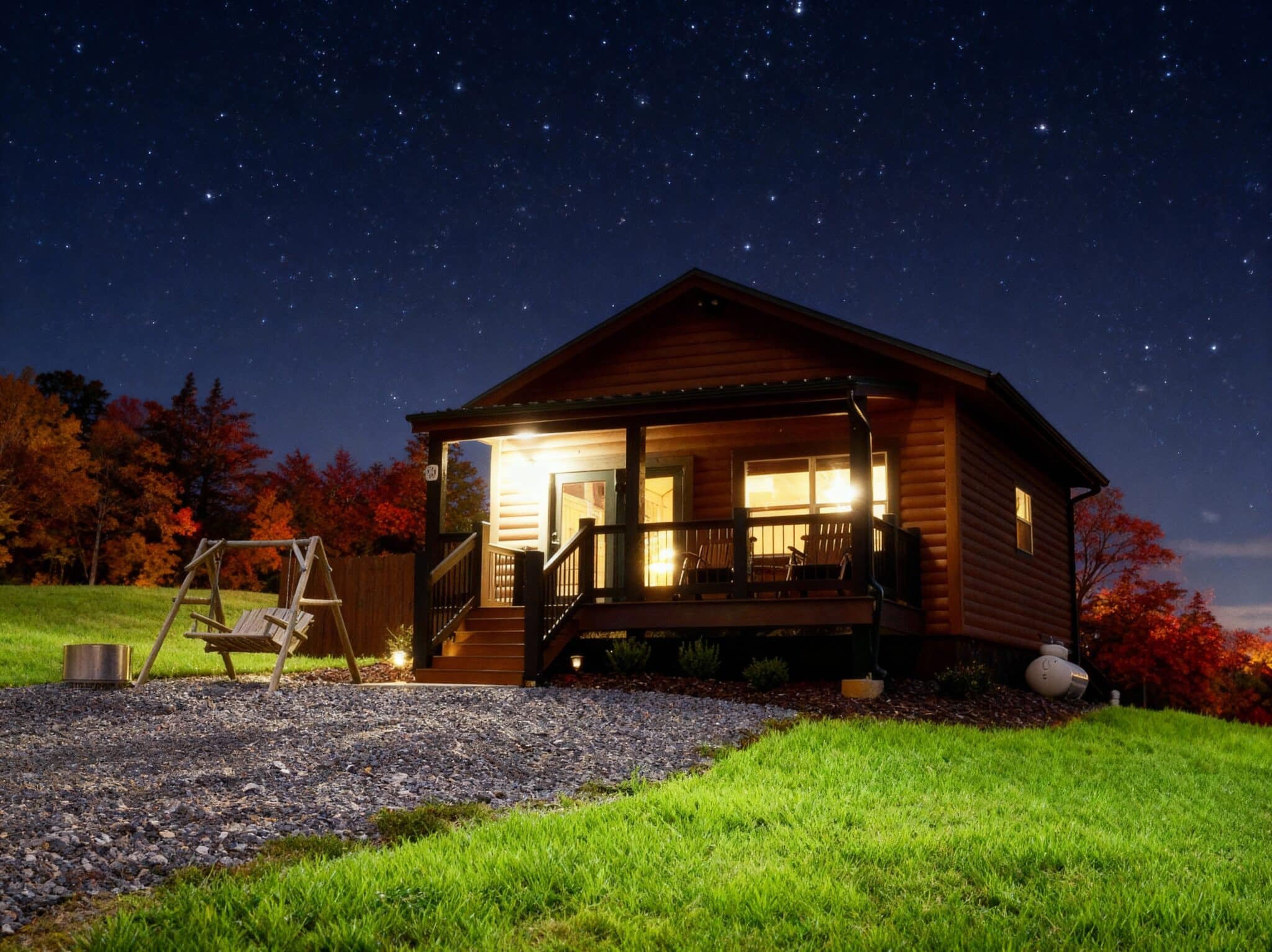 Hawksbill Retreat | Mountain Log Cabin Rentals | Luray, VA